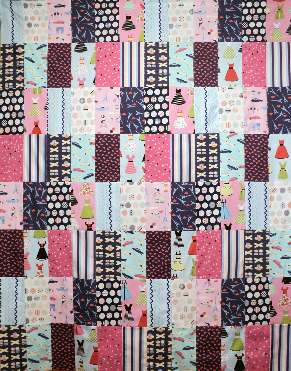 Novelty Quilt – 4 Patch Rectangle Free Pattern – Jeri's Quilt Patch